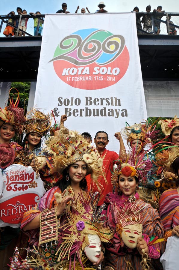 Solo batik carnival editorial photography. Image of indonesia - 32542277