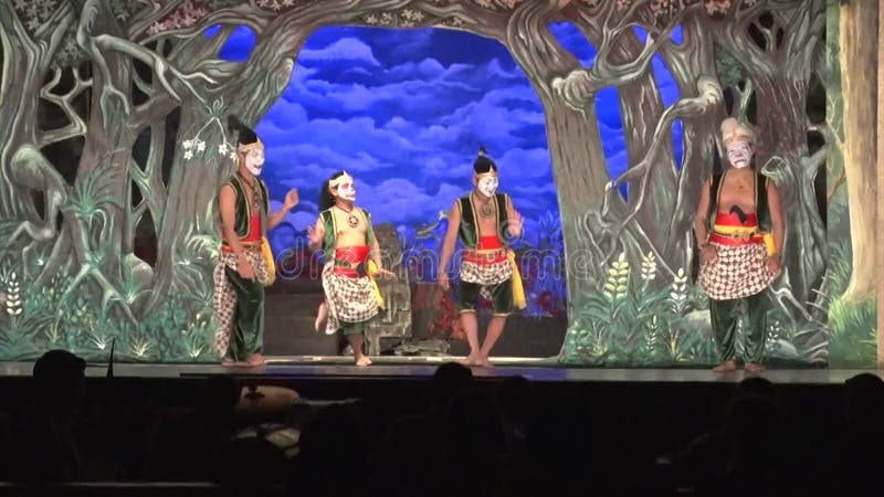 Puppet Show at Sri Wedari Building, Solo, Central Java, Indonesia Stock ...