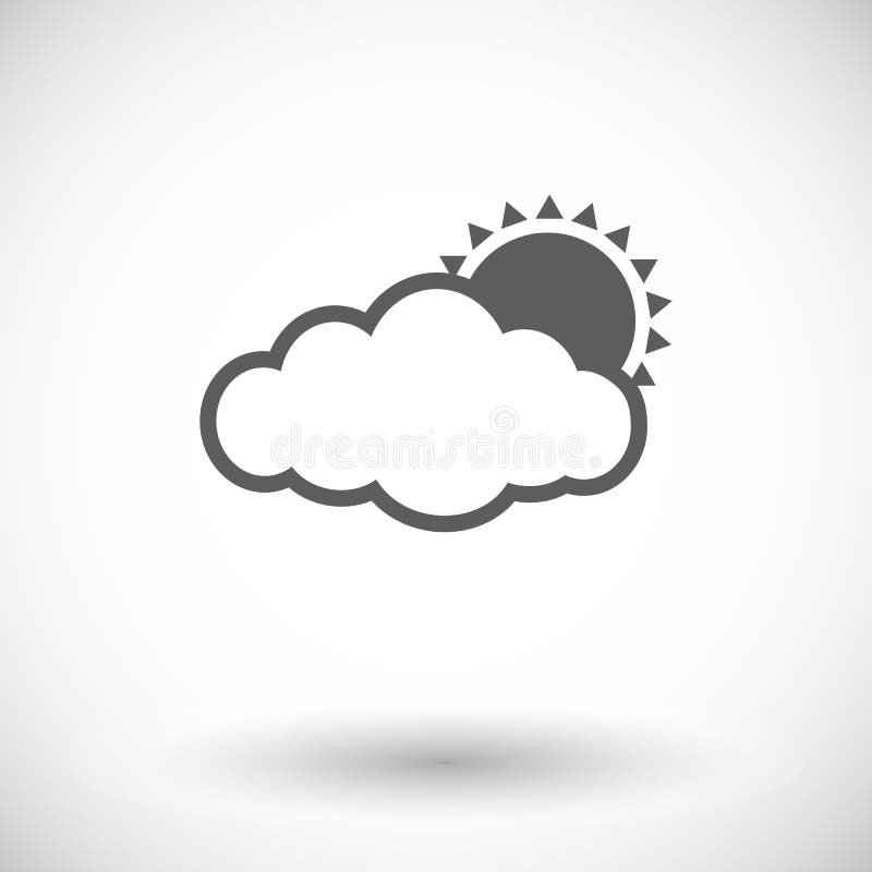 Solo icono cubierto ilustración del vector. Ilustración de brillante ...