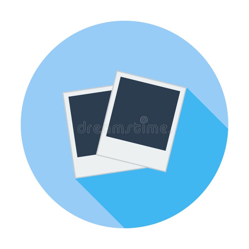 Solo icono de la foto ilustración del vector. Ilustración de tiro ...