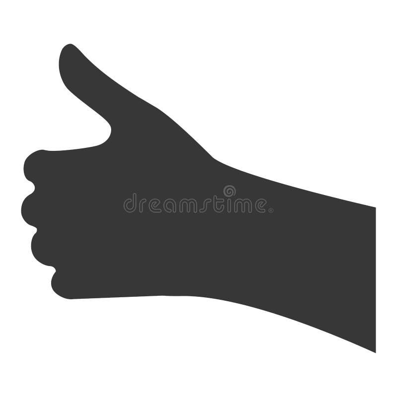 Solo Icono De La Mano, Vector Ilustración del Vector - Ilustración de ...