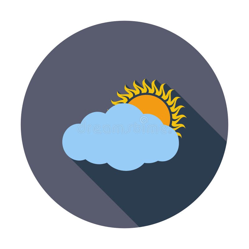 Solo icono de la nubosidad ilustración del vector. Ilustración de calor ... Solo icono de la nubosidad ilustración del vector. Ilustración de calor ...