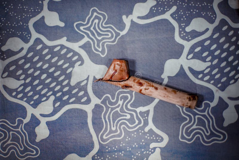 Canting and Batik Tulis Indonesia Stock Illustration - Illustration of ...