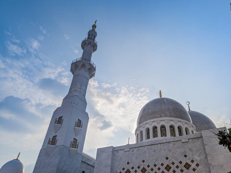 Solo, Indonesia - March 2023. the Sheikh Zayed Mosque is a Special ...