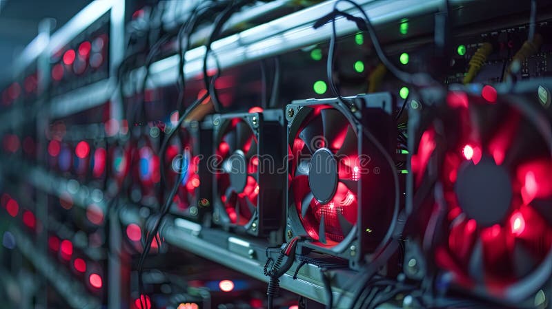 Solo Mining Vs. Pool Mining Stock Illustration - Illustration of ...