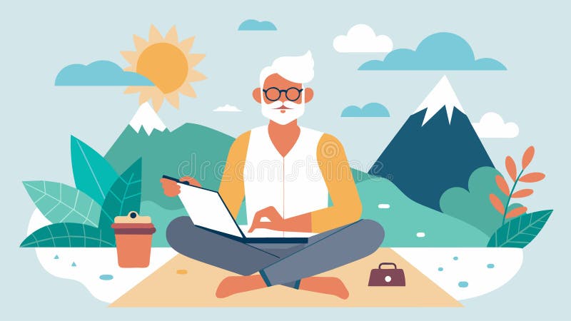 A Solo Senior Traveler Attending a Yoga Retreat Writing about the ... A Solo Senior Traveler Attending a Yoga Retreat Writing about the ...