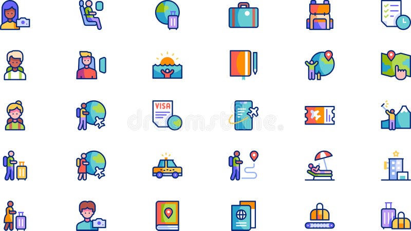 Solo Traveller Icon Pack High-Quality Vector Icons Collection with ...