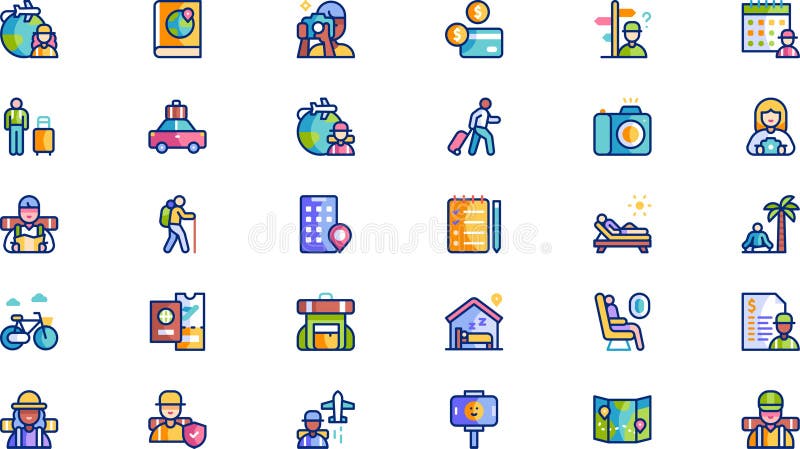Solo Traveller Icon Pack High-Quality Vector Icons Collection with ...