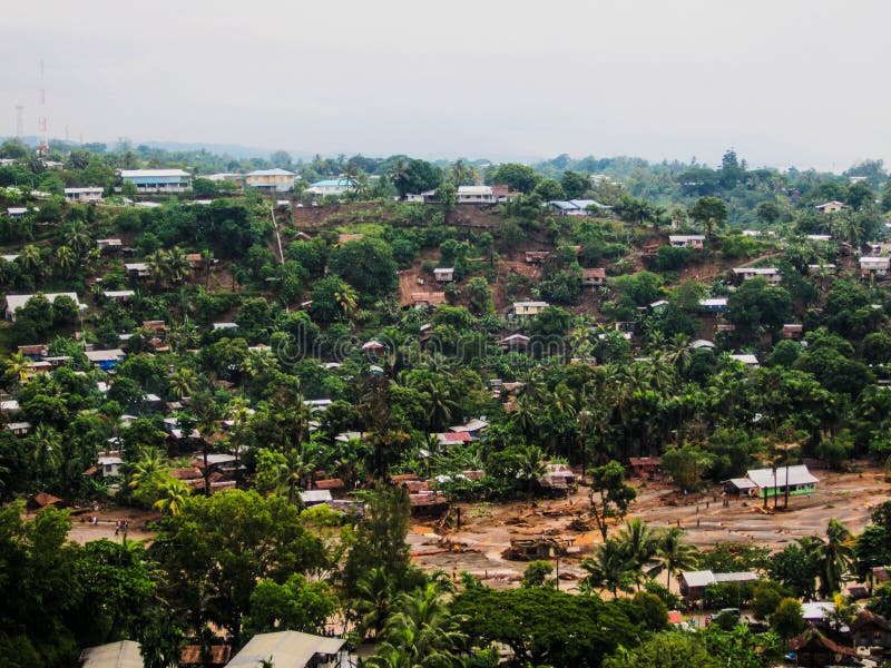 Solomon Islands Cyclone And Flooding Stock Image - Image of wind ...