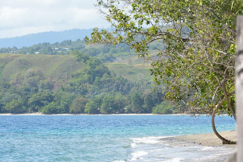 Solomon Islands Have Many Beautiful Beaches.this is Bisivotu Stock ...