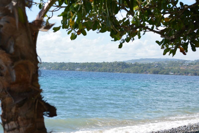 Solomon Islands Have Many Beautiful Beaches.this is Bisivotu Stock ...