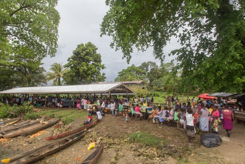 Solomon Islands Local Market Foto editorial - Imagen de colorido ...