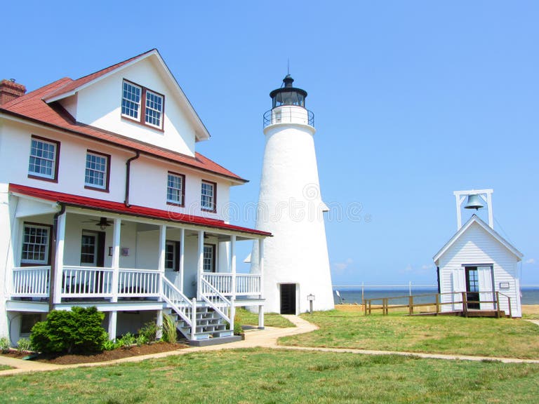 Solomons Lighthouse stock image. Image of architecture - 29408073