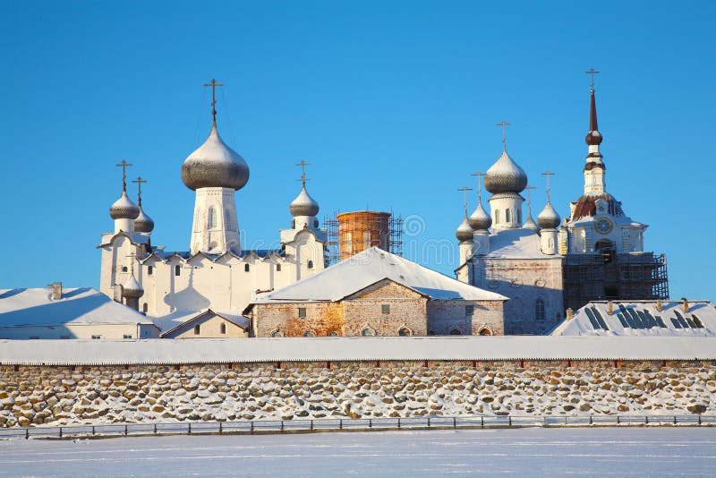 Solovetsky monastery. stock photo. Image of nature, solovetsky - 15787616