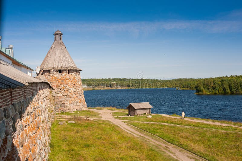 Solovetsky Monastery, Solovki Stock Photo - Image of islands, nature ...