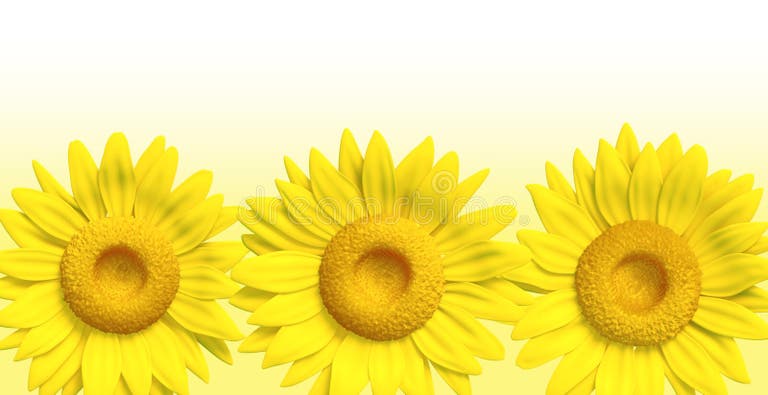 3D-solros stock illustrationer. Illustration av stängning - 21379296