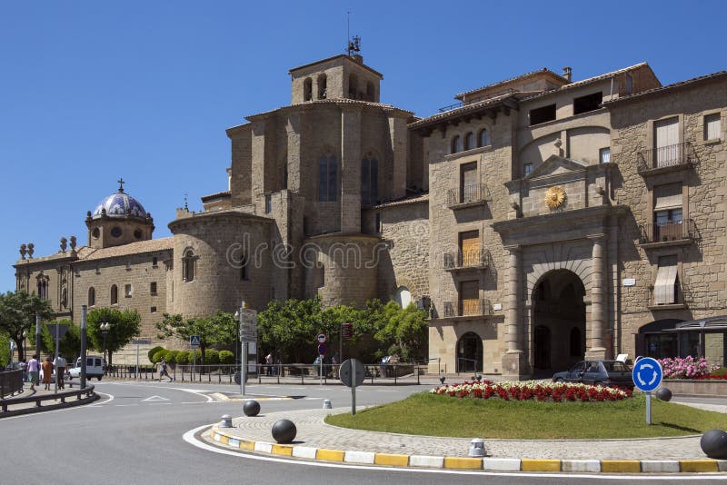 Solsona - Catalonia - Spain Editorial Image - Image of cathedral ...