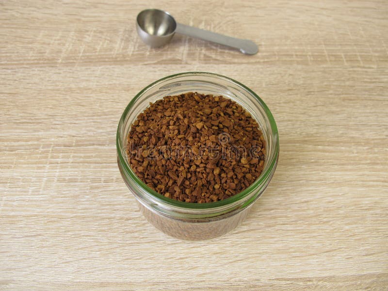 Soluble bean coffee stock photo. Image of finished, arabica - 227786216