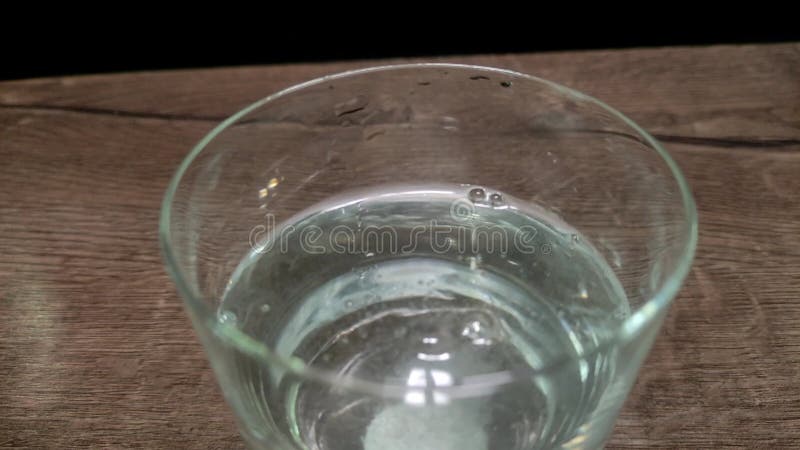 Soluble Effervescent Tablets Dissolve in Water Stock Footage - Video of ...