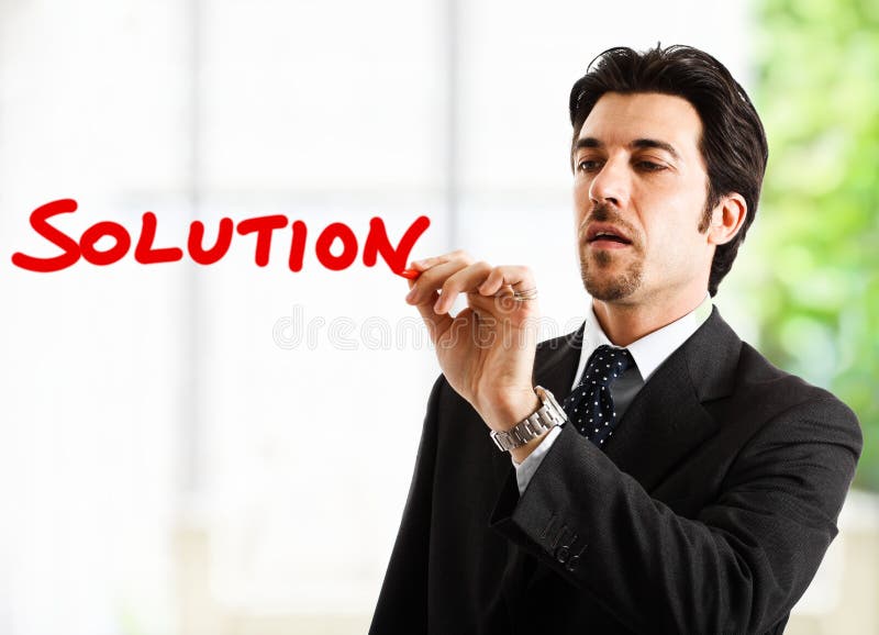 Solution image stock. Image du beau, procès, bureau, corporate - 20896877