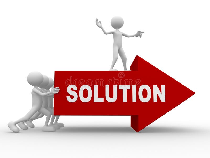 Solution illustration stock. Illustration du type, humain - 32590302