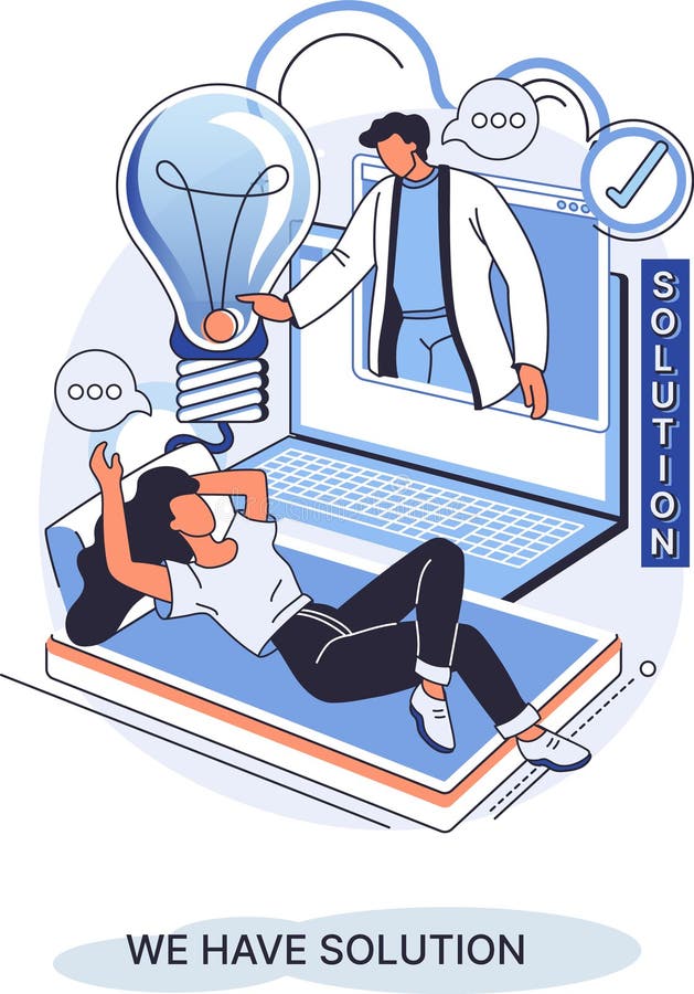 Solution As Result of Work of Business Team. Cooperation Construction ...