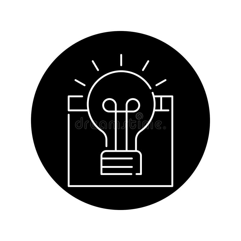 Solution Black Glyph Icon. Pictogram for Web Page, Mobile App Stock ...