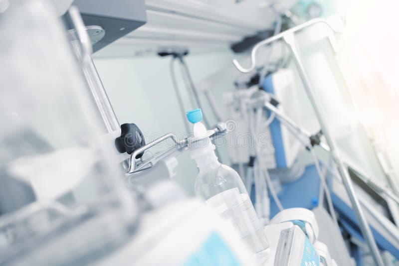 Solution Bottle on the Medical Equipment Stock Photo - Image of ...