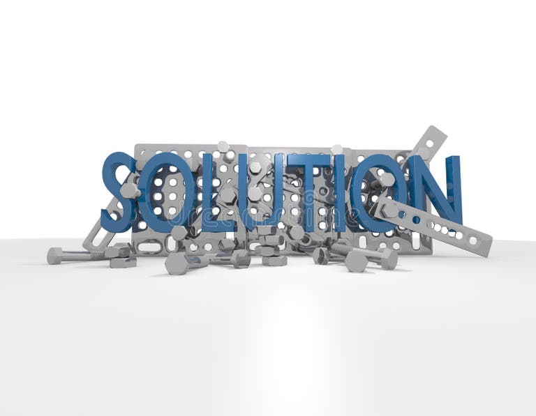Solution Build Construction Kit Stock Illustration - Illustration of ...