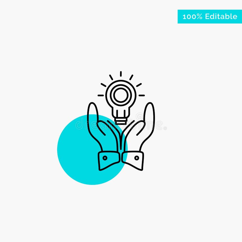 Solution, Bulb, Business, Hand, Idea, Marketing Turquoise Highlight ...