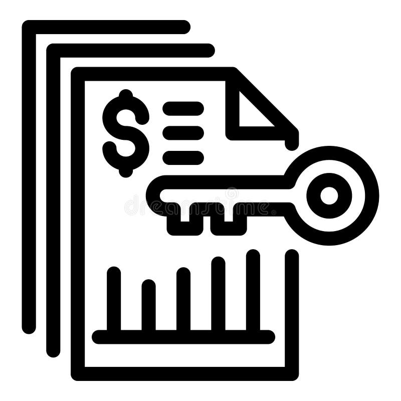 Solution Business Icon, Outline Style Stock Vector - Illustration of ...