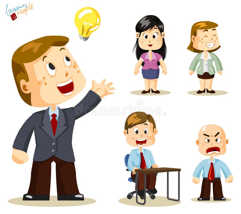 Solution. Business People stock illustration. Illustration of ...