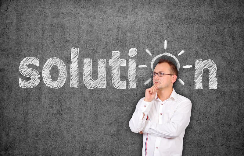 Solution symbol stock photo. Image of idea, mobile, solution - 33889164