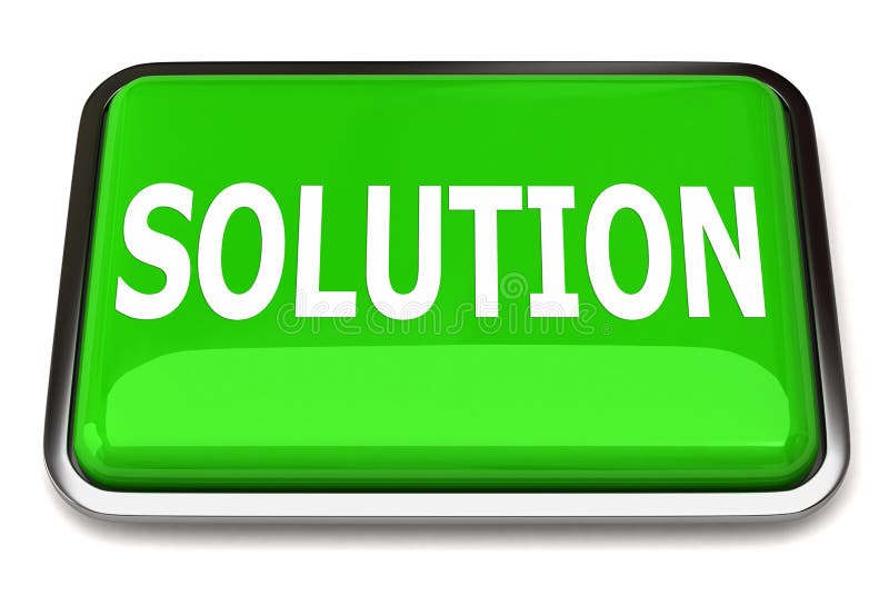 3d problem and solution stock illustration. Illustration of question ...