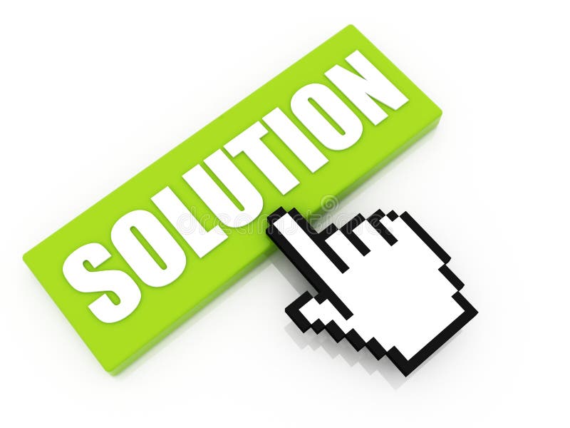 3d problem and solution stock illustration. Illustration of question ...