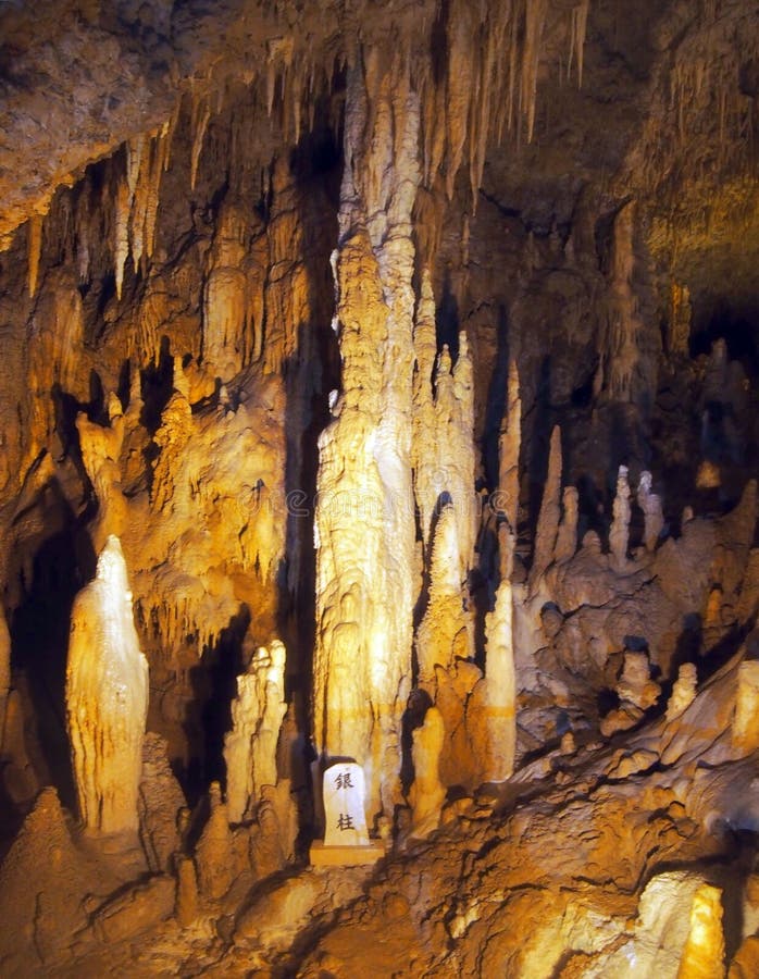 Solution Cave in Okinawa Japan Editorial Stock Image - Image of descend ...