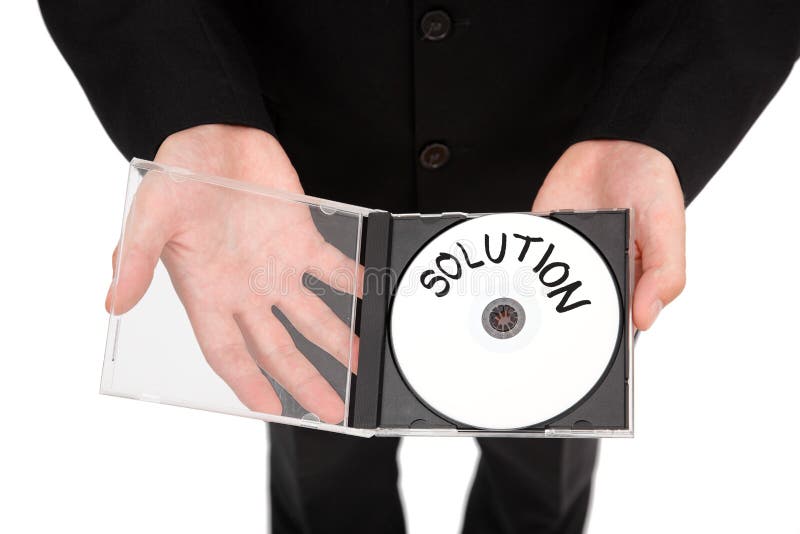 Box with CD - backup copy stock photo. Image of music - 1452042