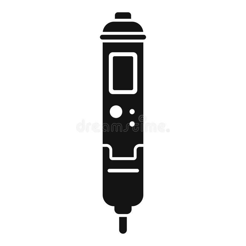 Solution Chemical Ph Meter Icon Simple Vector. Medical Experiment Stock ...