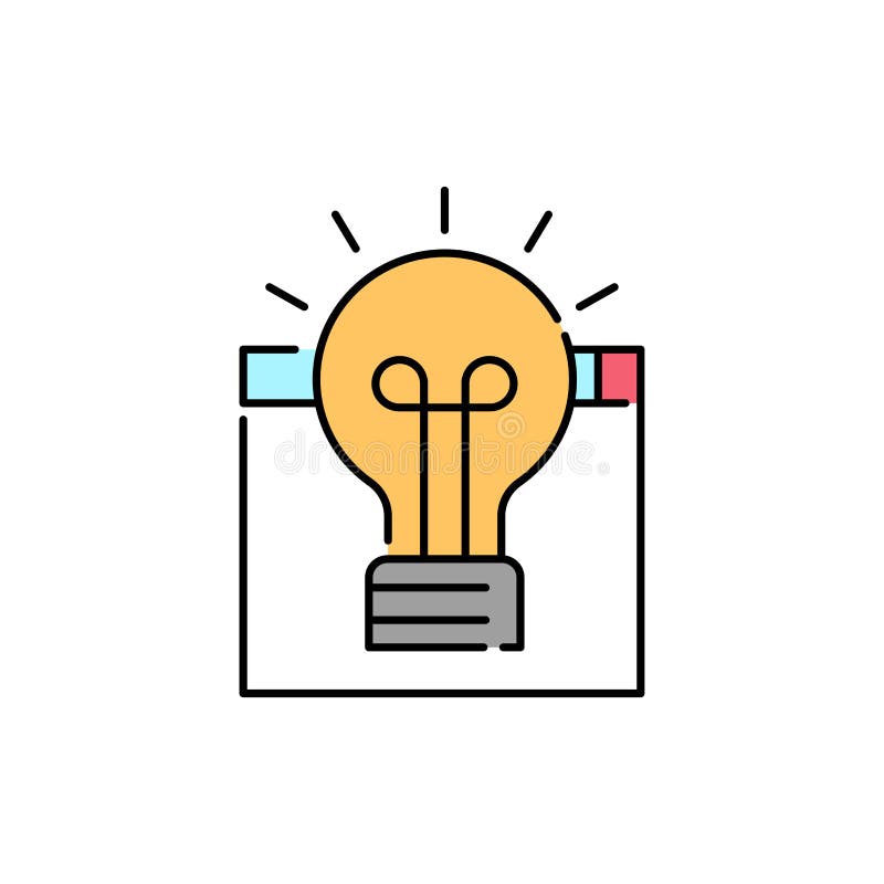 Solution Color Line Icon. Pictogram for Web Page, Mobile App Stock ...