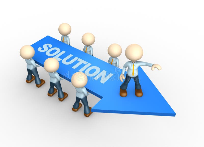 Solution stock illustration. Illustration of growth, human - 32590302