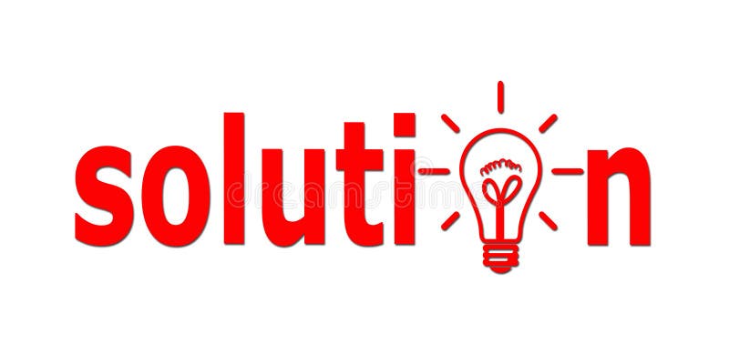 Symbole de solution illustration stock. Illustration du organisation ...