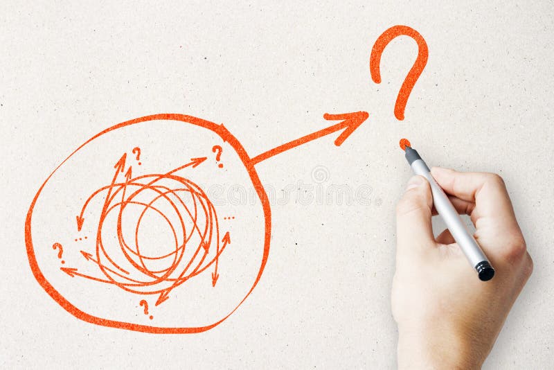 Solution direction sign stock photo. Image of scene, blue - 5611452