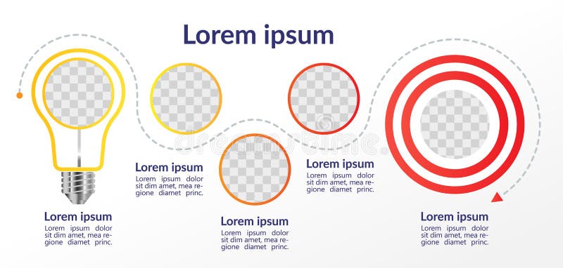 Solution Focused Thinking Infographic Chart Design Template Stock ...