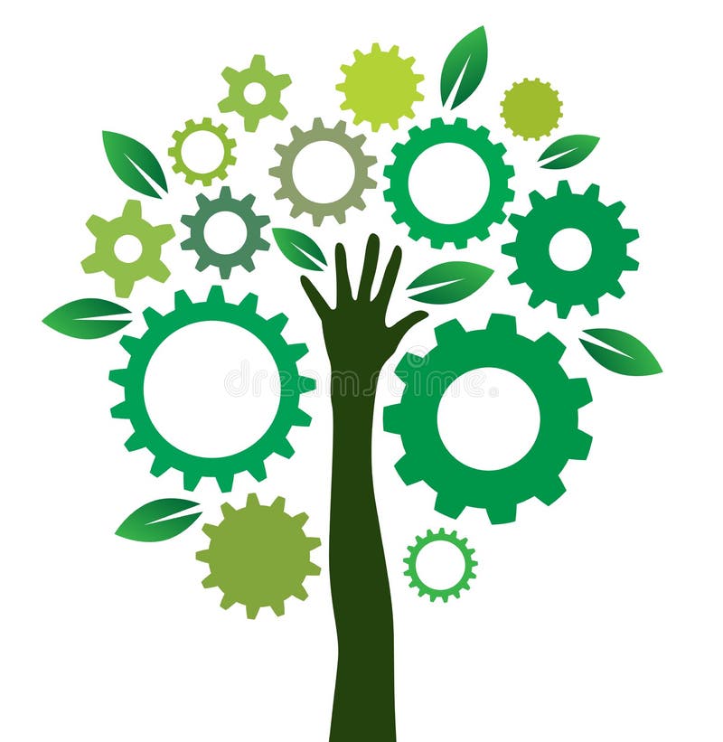 Human tree stock vector. Illustration of environment - 39681498