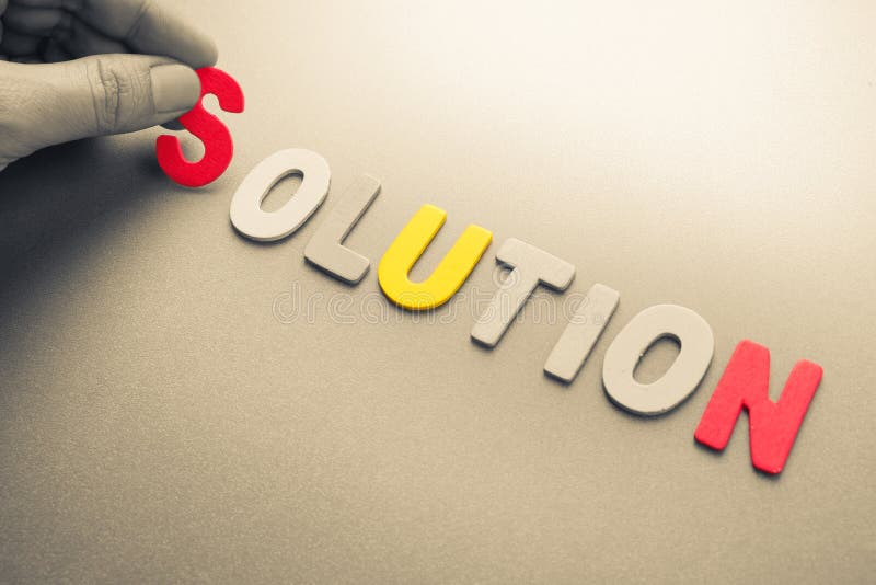 Solution stock image. Image of creativity, solution, topic - 54883947