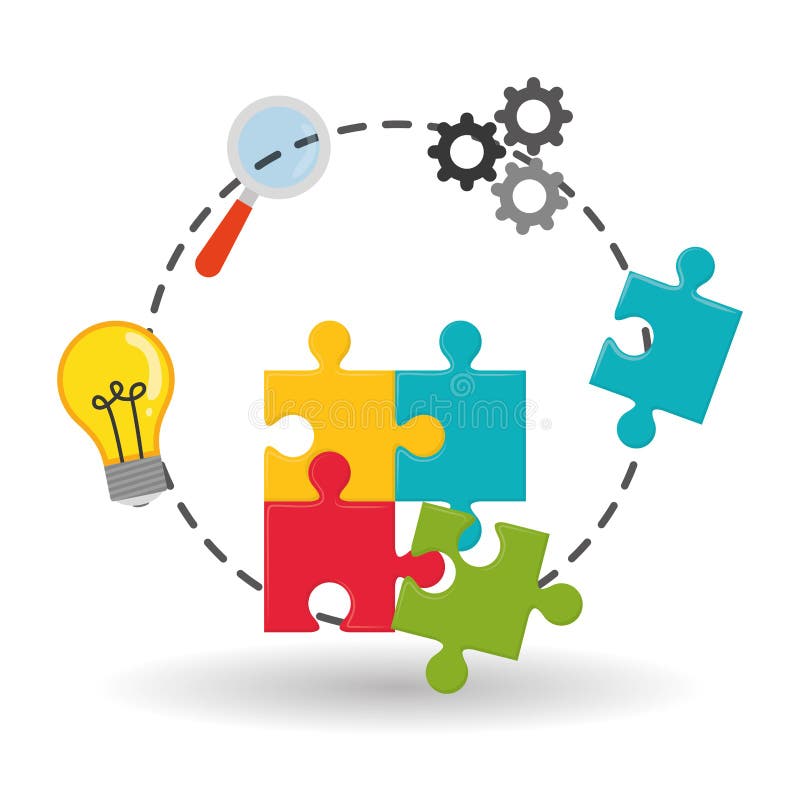 Solution Icon Design , Vector Illustration Stock Vector - Illustration ...