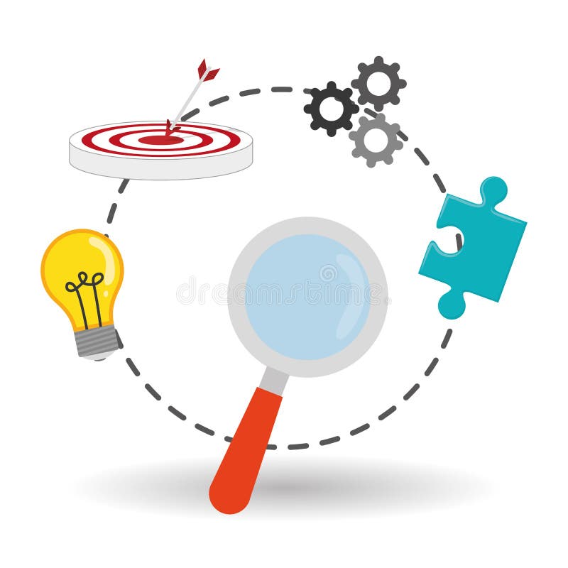 Solution Icon Design , Vector Illustration Stock Vector - Illustration ...