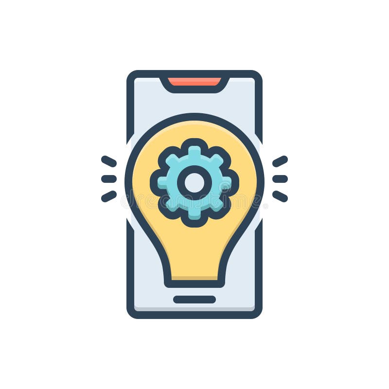 Color Illustration Icon for Solution, Explanation and Result Stock ...