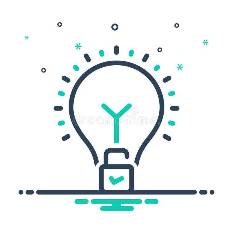 Mix Icon for Solution, Redress and Idea Stock Vector - Illustration of ...