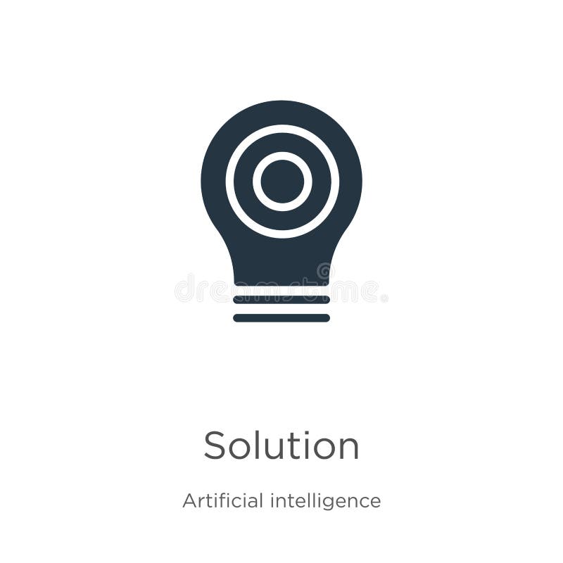 Solution Icon Vector. Trendy Flat Solution Icon from Big Data ...